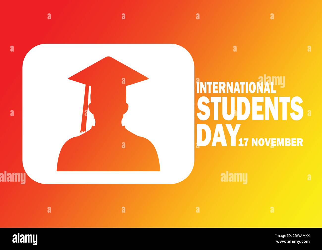 International Students Day.17 November. Vector illustration Suitable ...