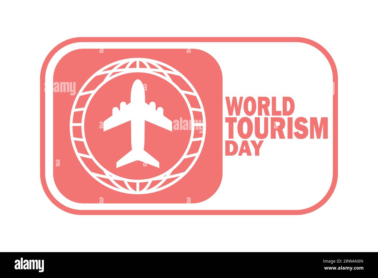 World Tourism Day. Vector illustration. Suitable for greeting card ...
