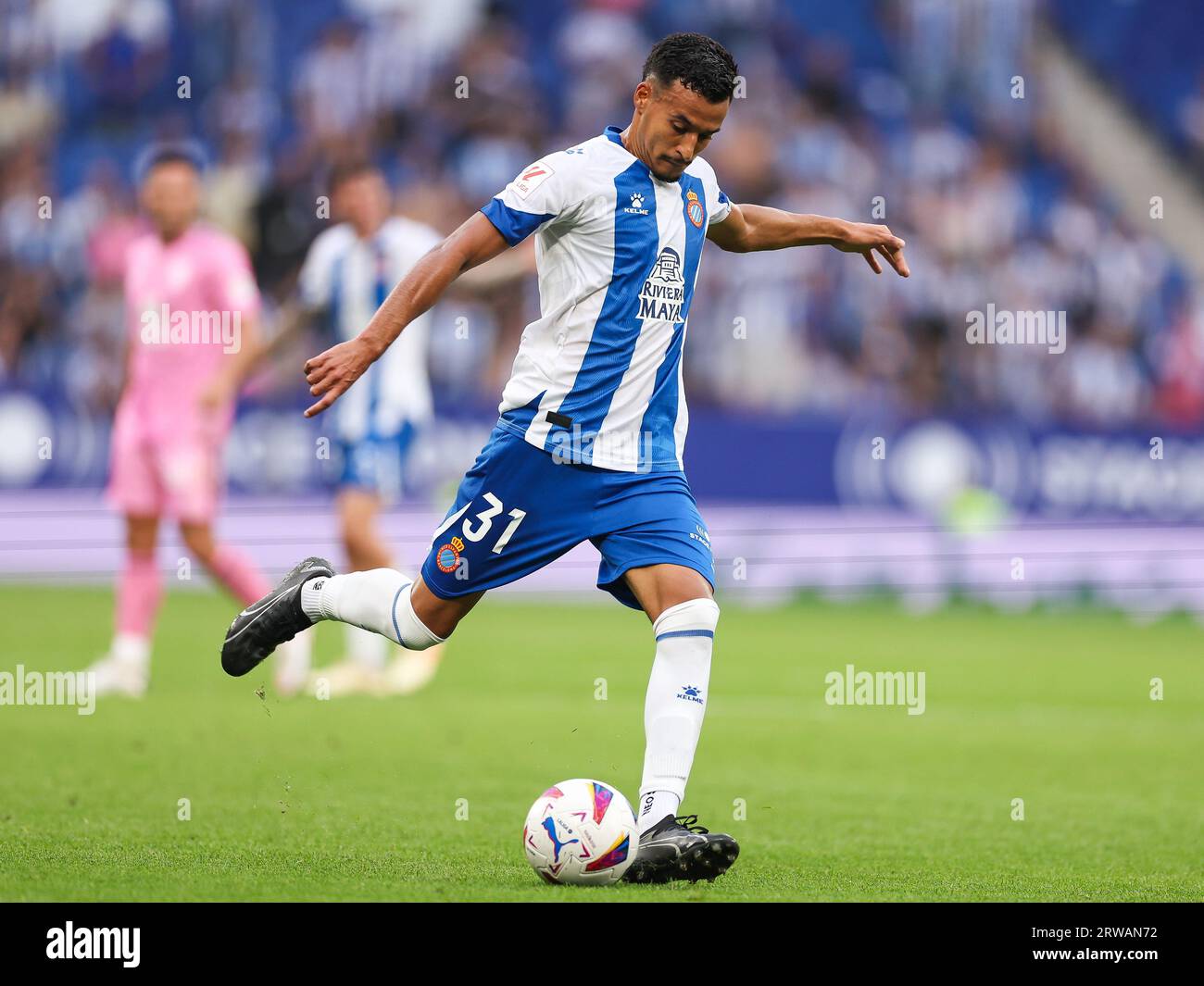 Barcelona, Spain. 17th Sep, 2023. Omar El Hilali of RCD Espanyol in ...