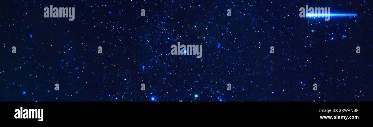 Stars on the background of the night starry sky with many ...