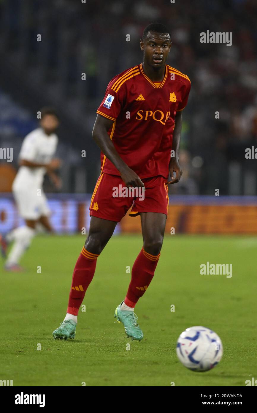 Evan N'Dicka of A.S. Roma during the 4rd day of the Serie A ...