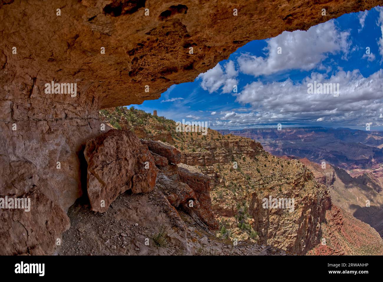 Watchtower, Desert View Point, South Rim, Grand Canyon, Arizona, USA ...