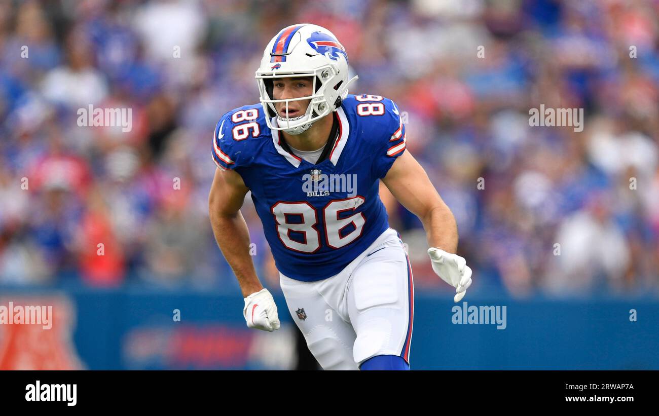 Buffalo Bills tight end Dalton Kincaid (86) during the first half of an ...