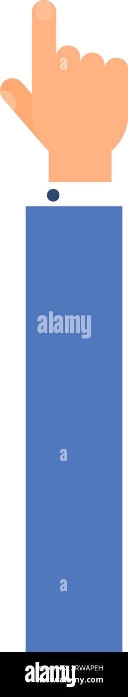 Cartoon man pointing way hi-res stock photography and images - Alamy