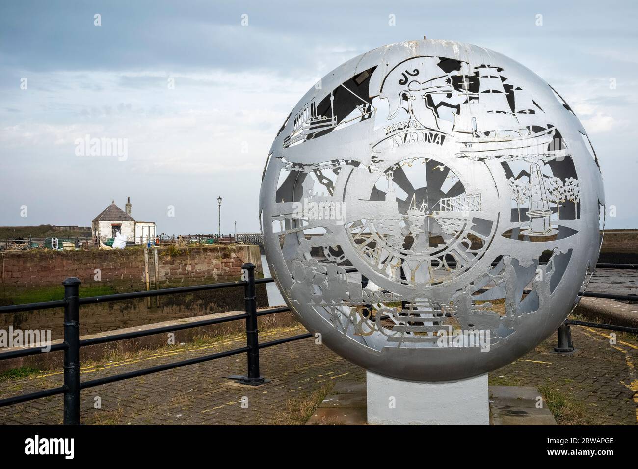 A proud heritage depicted in the Alauna Aura sculpture, Maryport, West ...