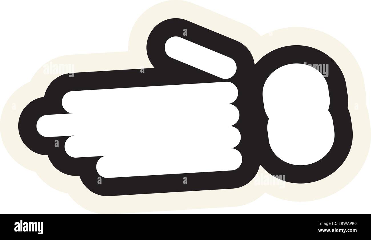 Festive Skeleton Hand stroked sticker. Holiday festive badge emblem ...