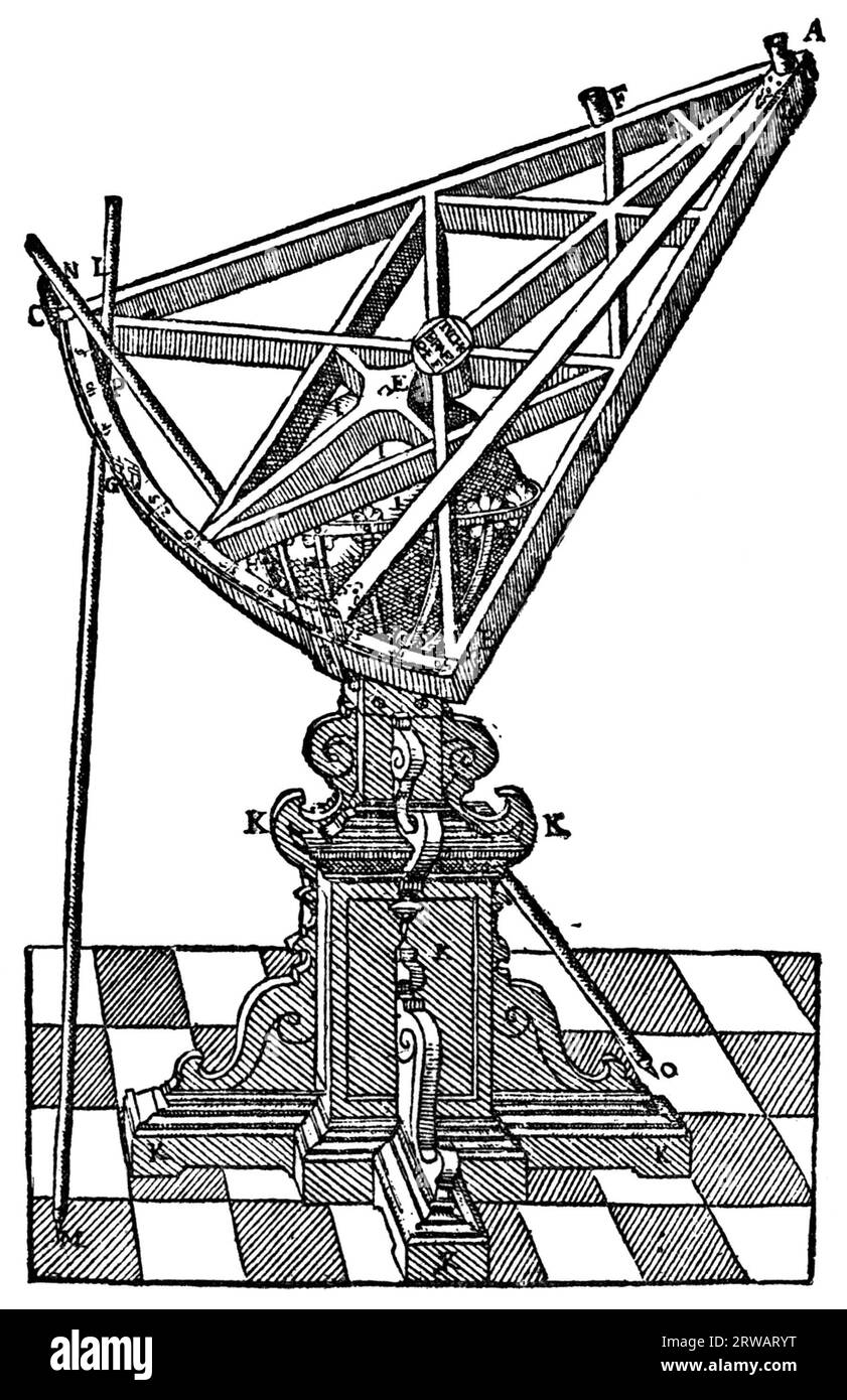 Illustration from Tycho Brahe: a picture of scientific life and work in ...