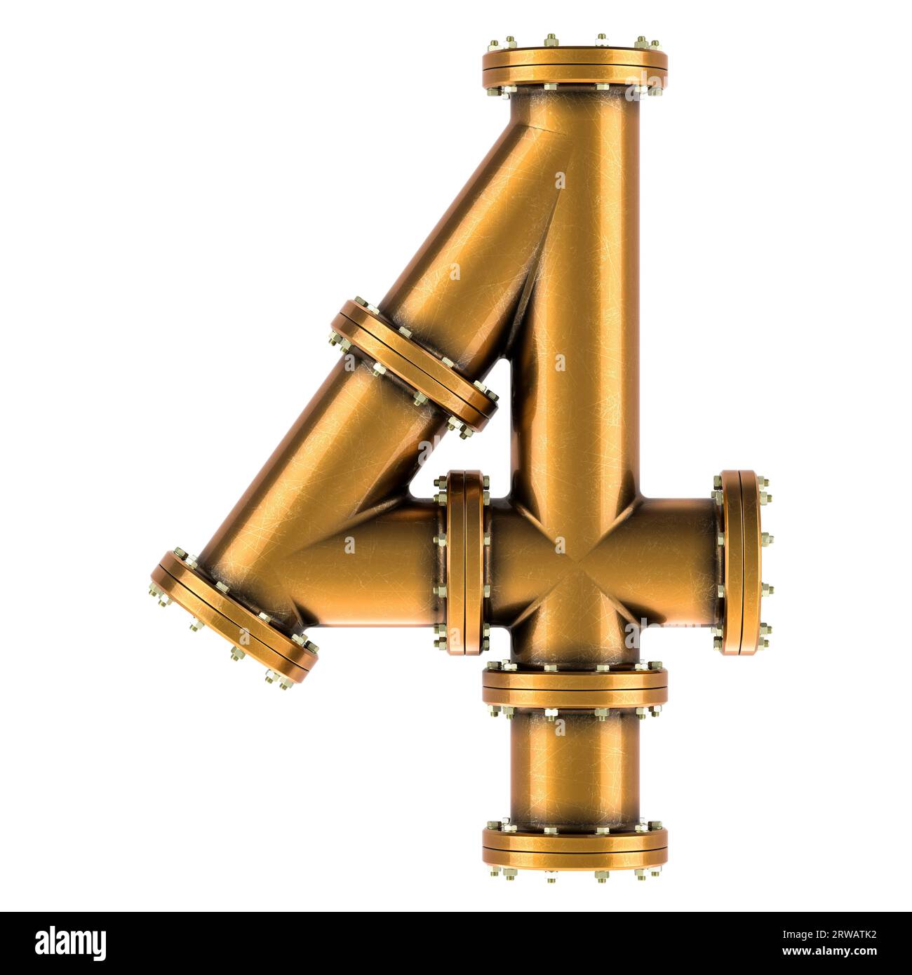 Four bronze pipes hi-res stock photography and images - Alamy