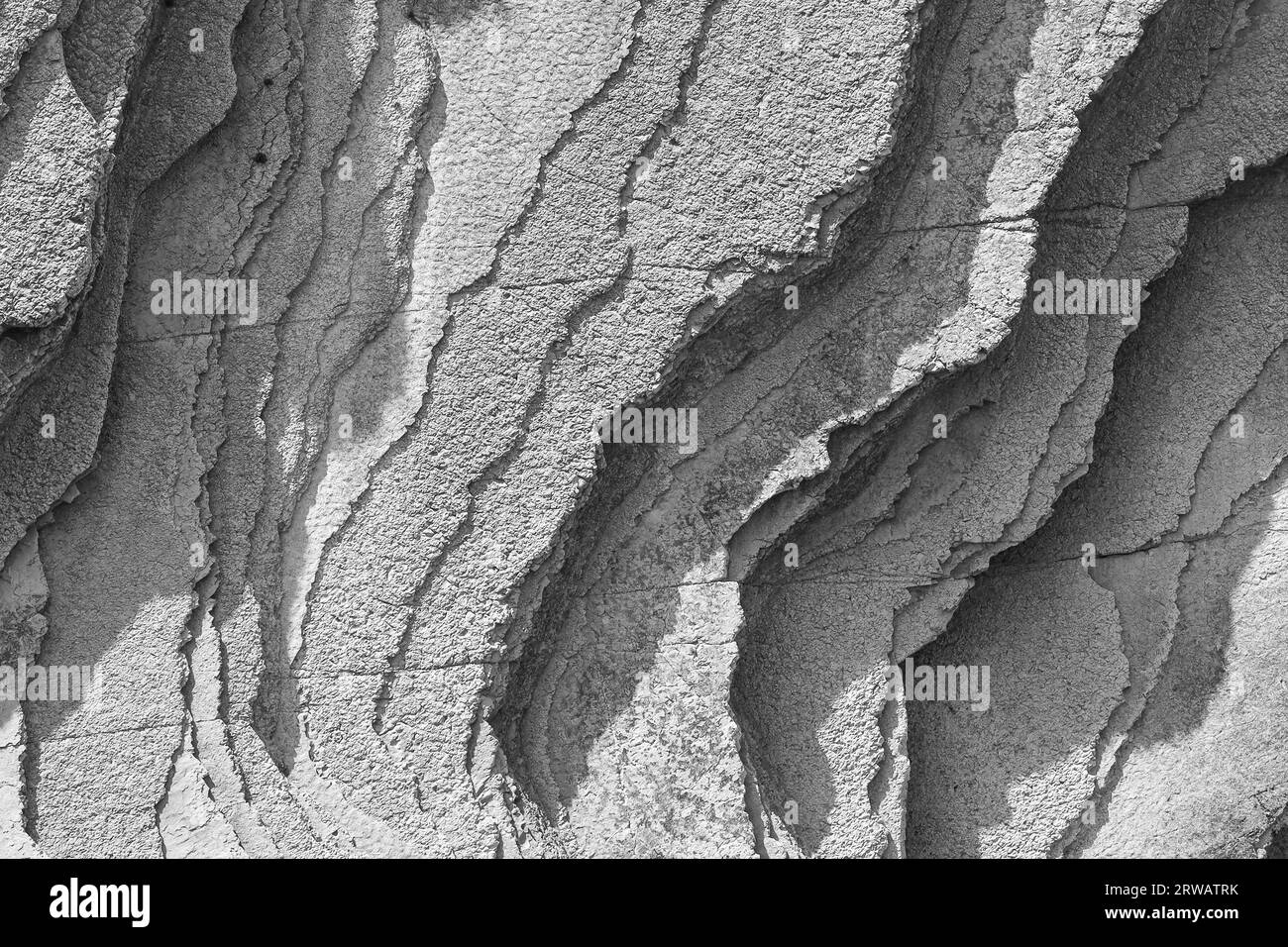 Beautiful and colorful Flysch formations of the Unesco Global Geopark ...