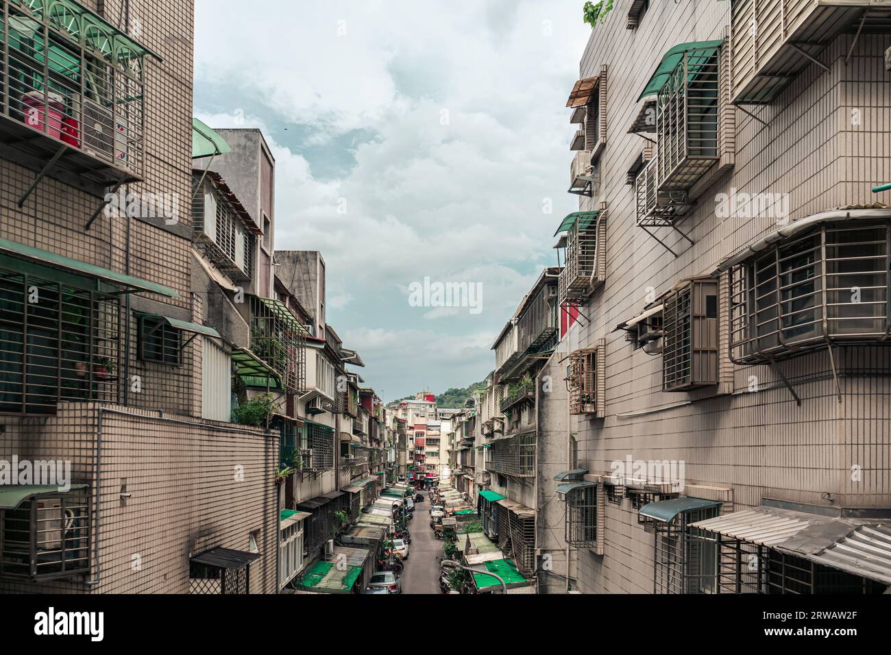 Crowded apartment buildings in Taiwan Stock Photo - Alamy