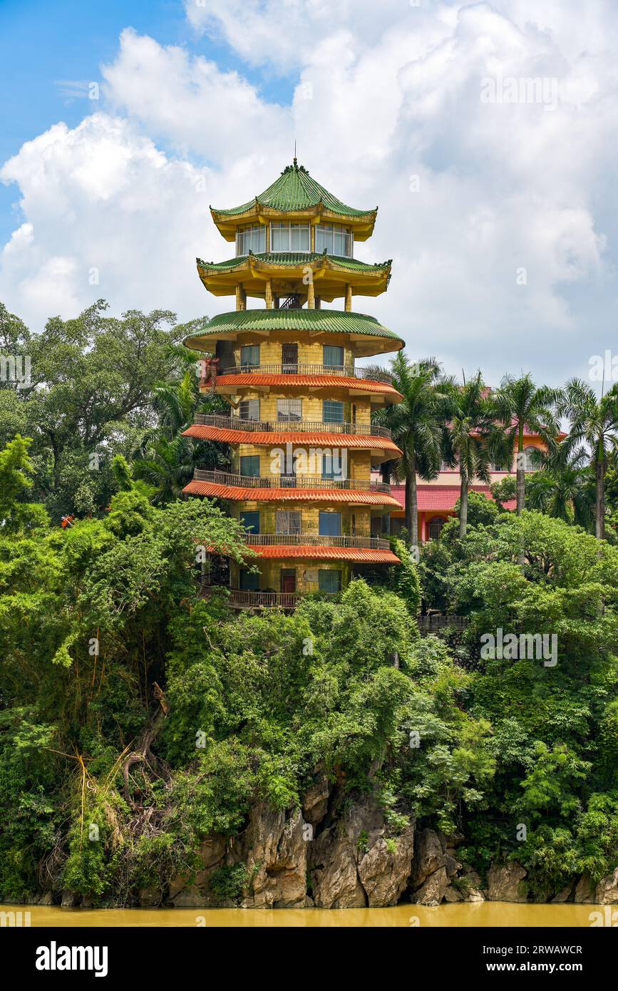 An ancient pagoda in Longzhou, Guangxi, China Stock Photo - Alamy