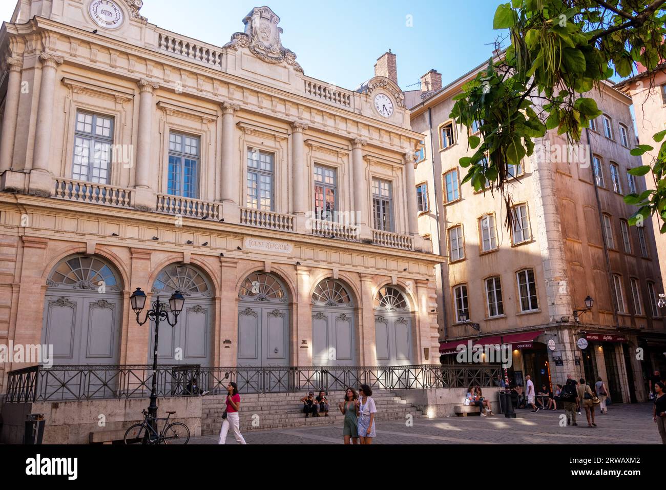 Temple du Change, now a Protestant Church in Lyon Old Town, France ...