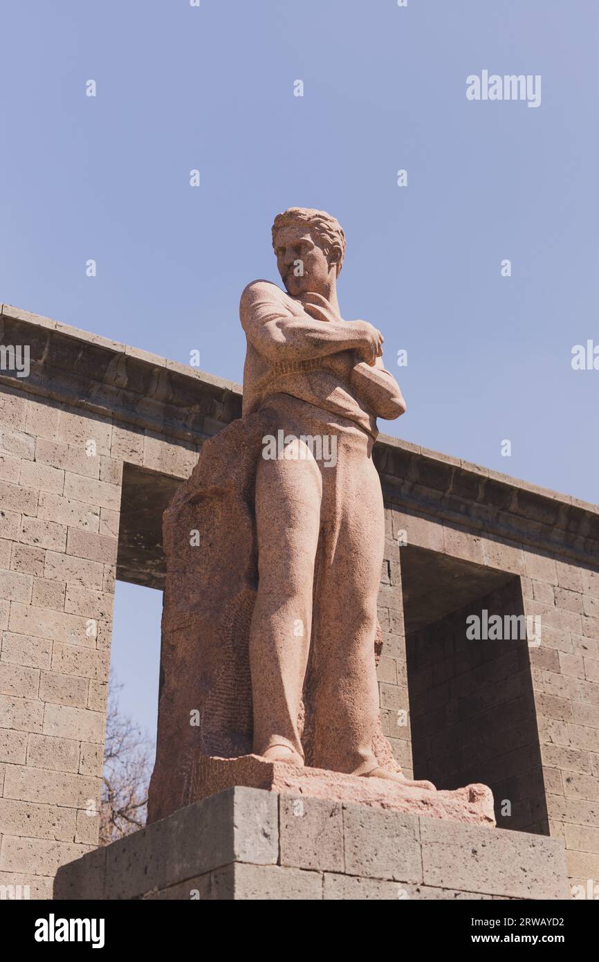 YEREVAN. ARMENIA. 29 MARCH 2022 : Statue of Stepan Shahumyan, a ...