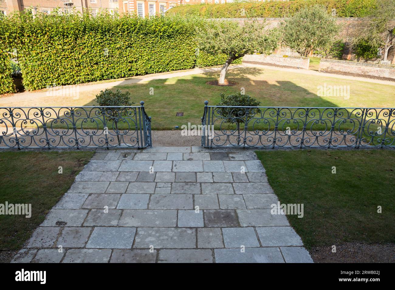 Shadow on ground cast by The Little Banqueting House, Hampton Court ...