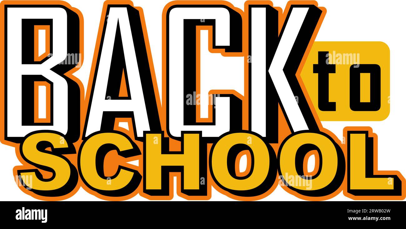 back to school words Stock Vector Image & Art - Alamy