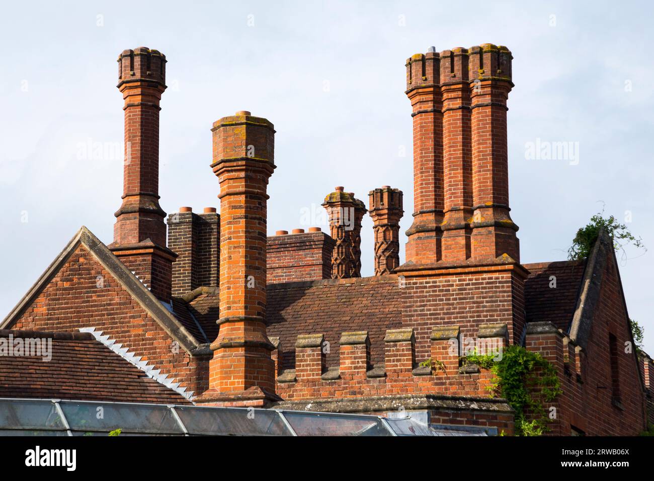 Chimney brick decorative stack hi-res stock photography and images - Alamy