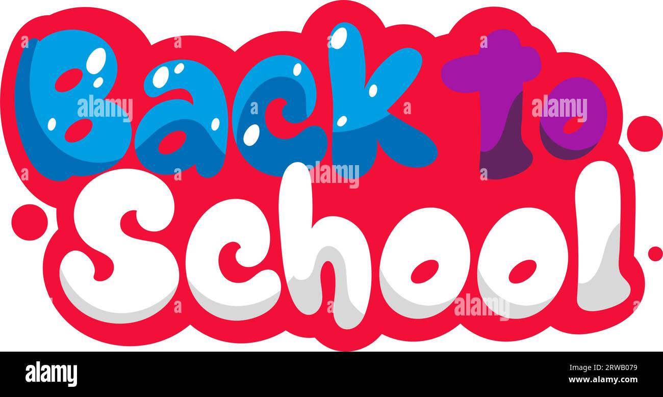 back to school calligraphy Stock Vector Image & Art - Alamy