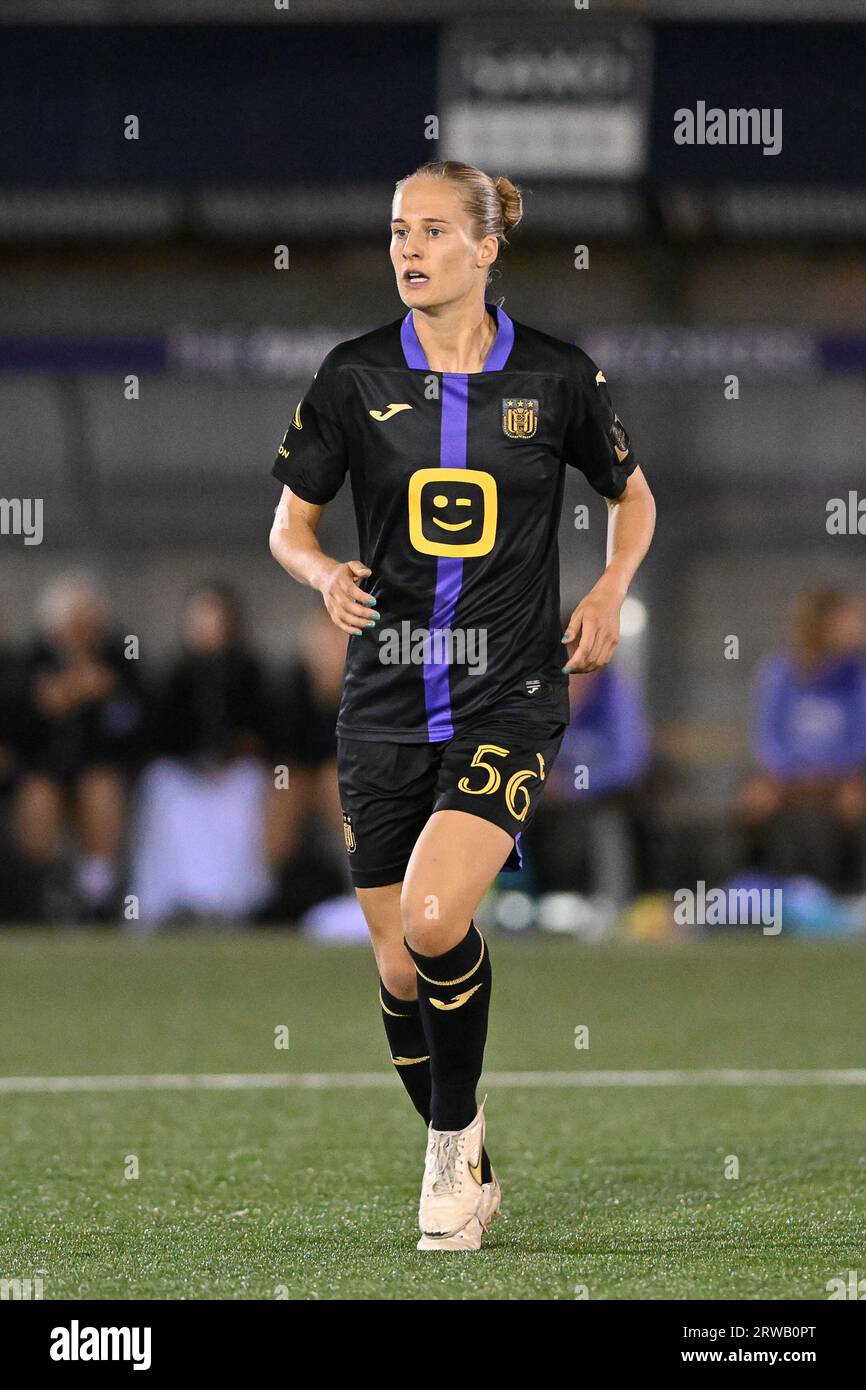 Zulte, Belgium. 13th Sep, 2023. Juliette Vidal (56) of Anderlecht ...