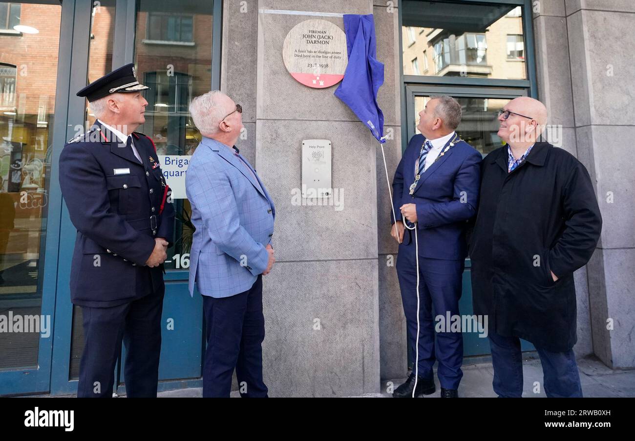 (left to right) Dennis Keeley, Chief Fire Officer with Dublin Fire ...
