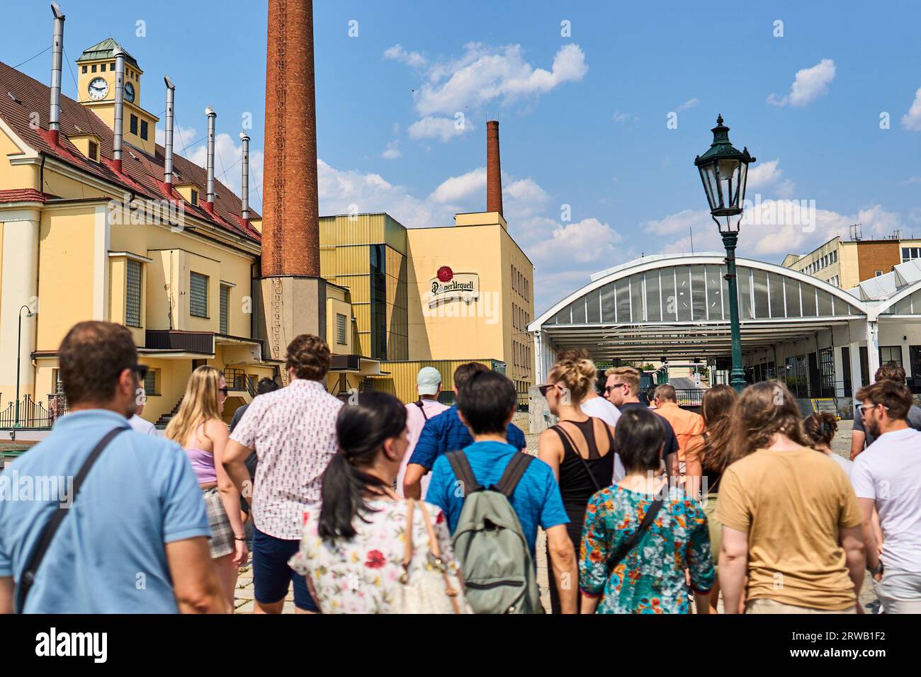 pilsner urquell brewery tour Stock Photo - Alamy