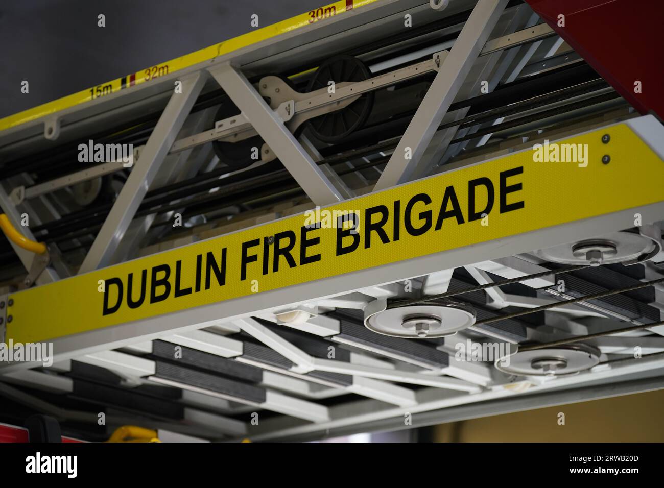 General views of the Dublin Fire Brigade logo at Tara Street Fire ...