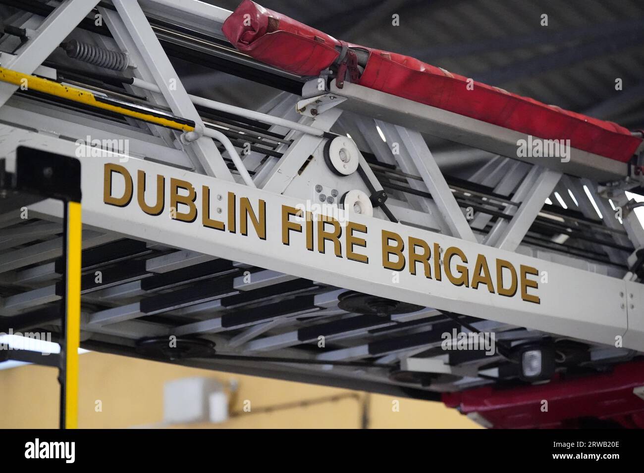 General views of the Dublin Fire Brigade logo at Tara Street Fire ...