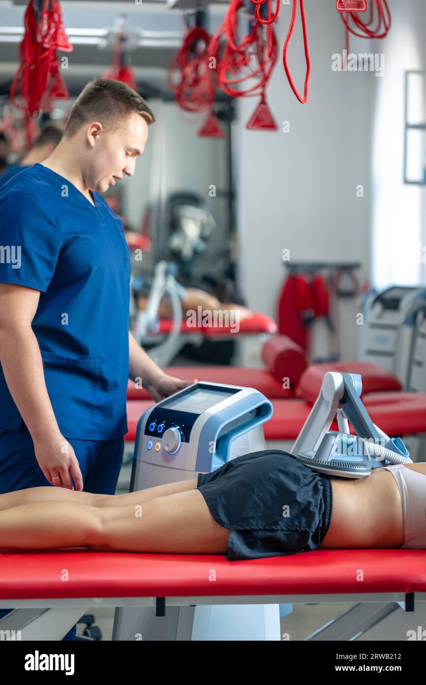 Magnet therapy woman hi-res stock photography and images - Alamy