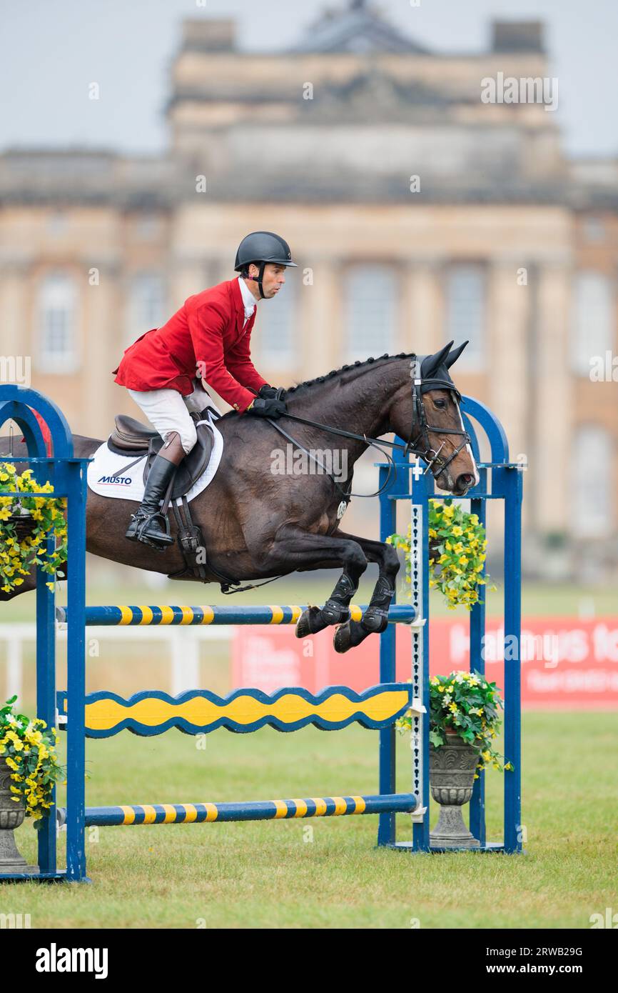 Blenheim, UK. 17th Sep, 2023. Harry Meade of Great Britain with Annaghmore Valoner during the ...