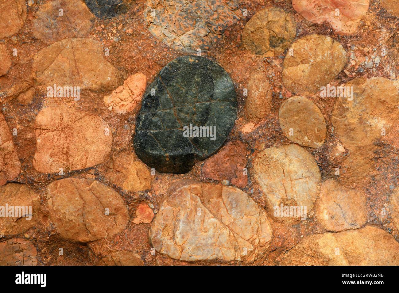 Colorful rocks with strange shapes, in a Geopark, China Stock Photo - Alamy