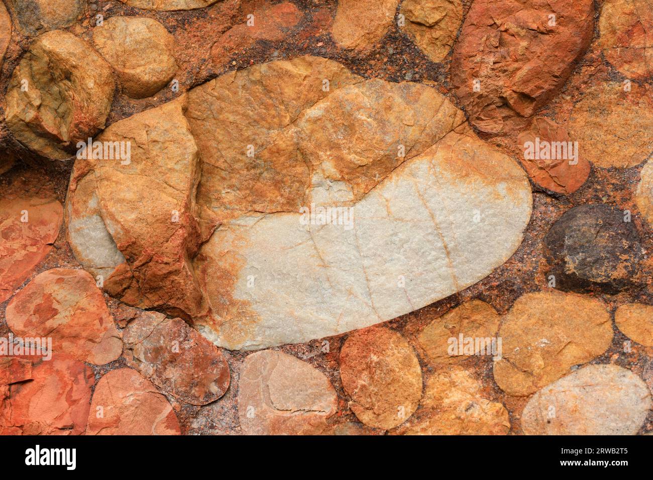 Colorful rocks with strange shapes, in a Geopark, China Stock Photo - Alamy