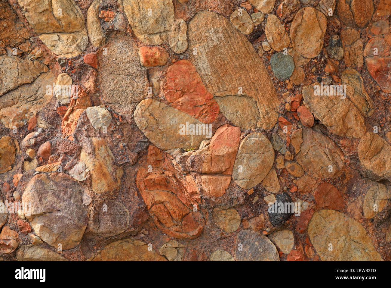 Colorful rocks with strange shapes, in a Geopark, China Stock Photo - Alamy
