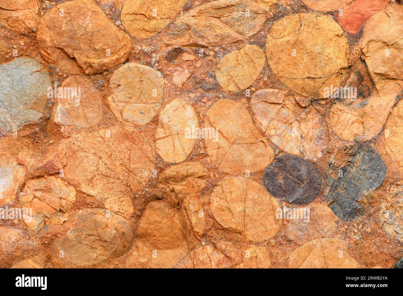 Colorful rocks with strange shapes, in a Geopark, China Stock Photo - Alamy