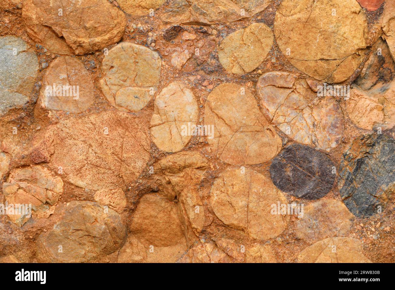 Colorful rocks with strange shapes, in a Geopark, China Stock Photo - Alamy