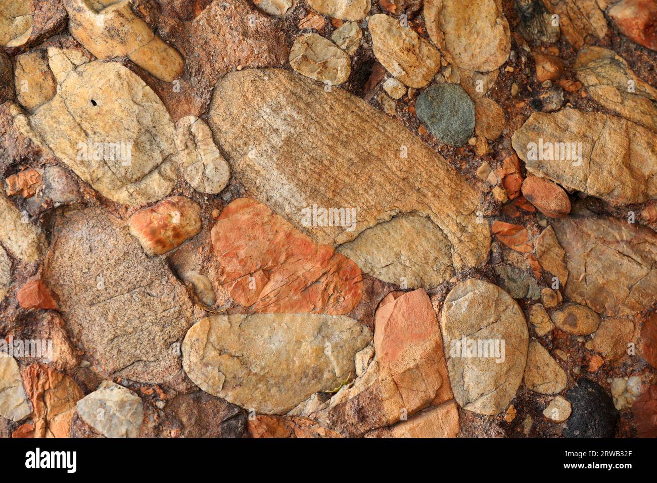 Colorful rocks with strange shapes, in a Geopark, China Stock Photo - Alamy