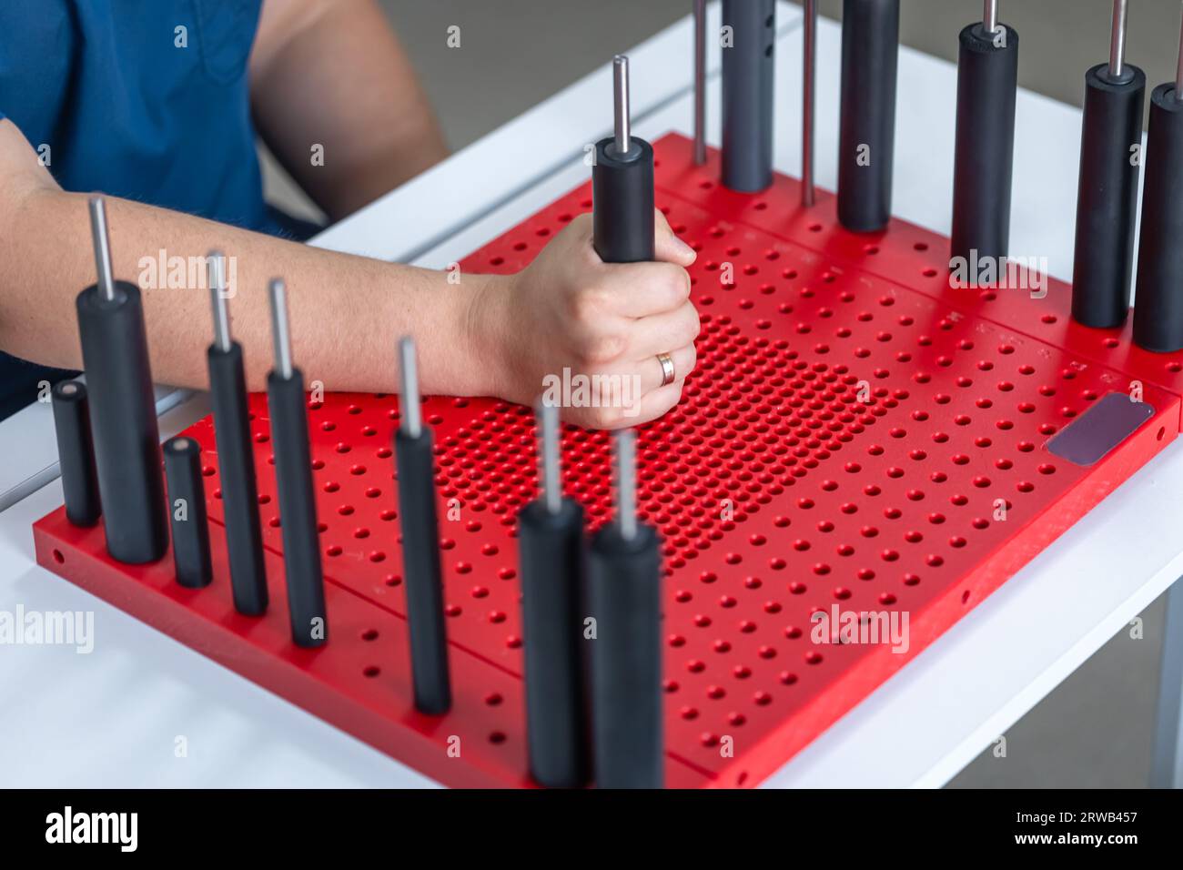 Development Of Movements Of The Radial Wrist Joint On A Functional Board For The Hand Stock