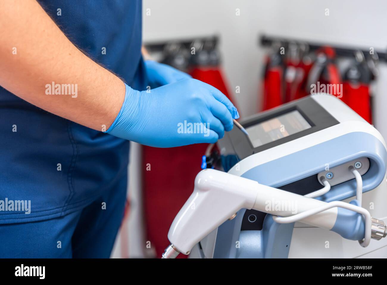 Medical device for neurological treatment hi-res stock photography and ...