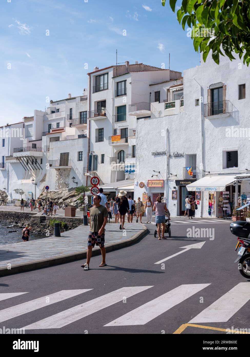 The town of Cadaques in Catalonia, Spain Stock Photo - Alamy