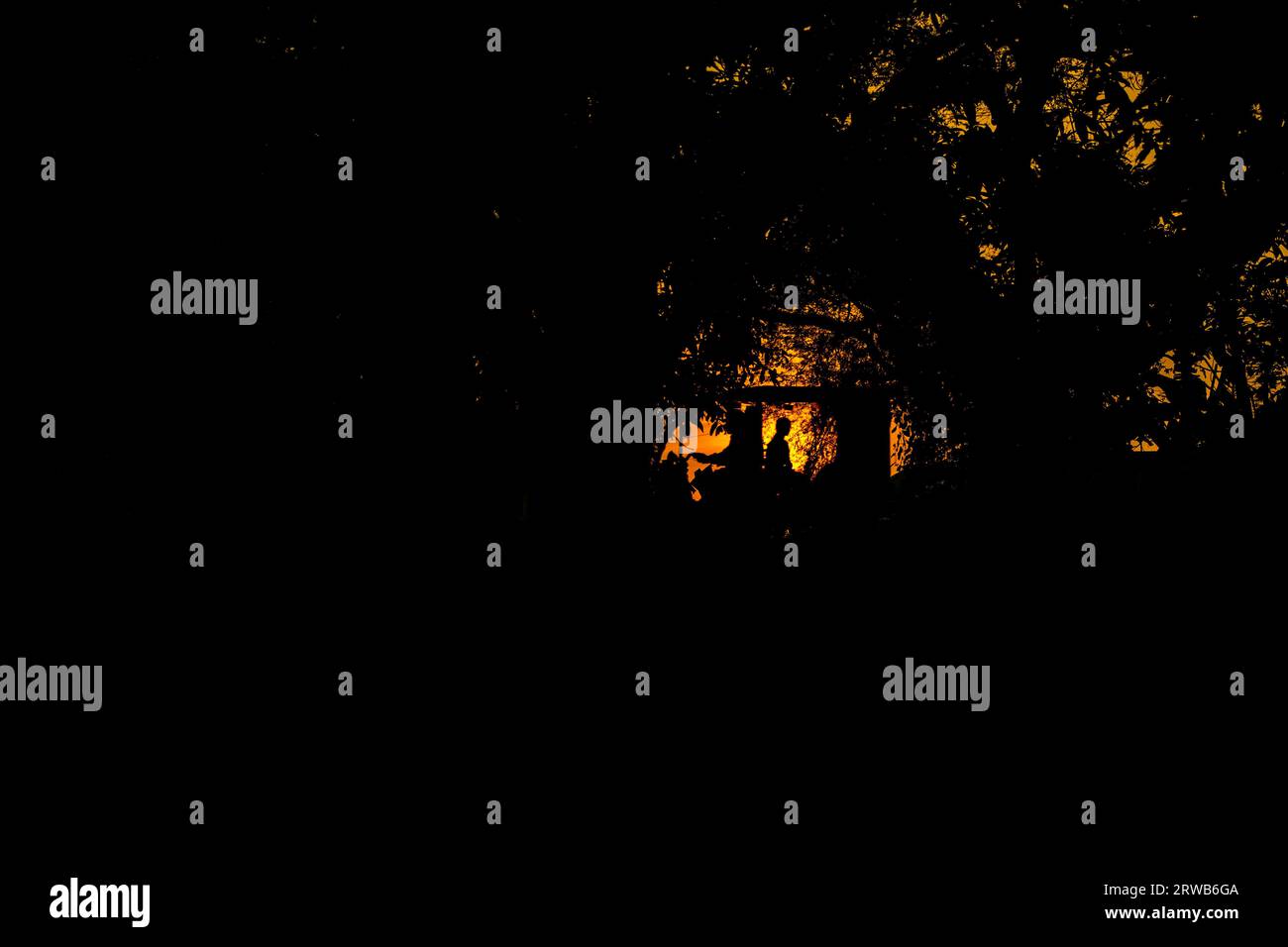 When the sunset clouds are gold. Sunset shadow sky people sun man ...