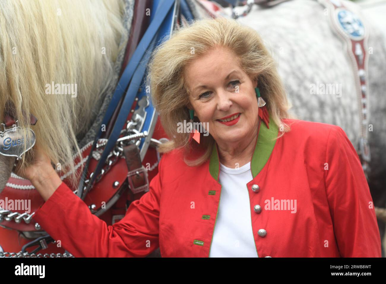 18 September 2023, Bavaria, Munich: Alexandra Oetker, ex-wife of ...