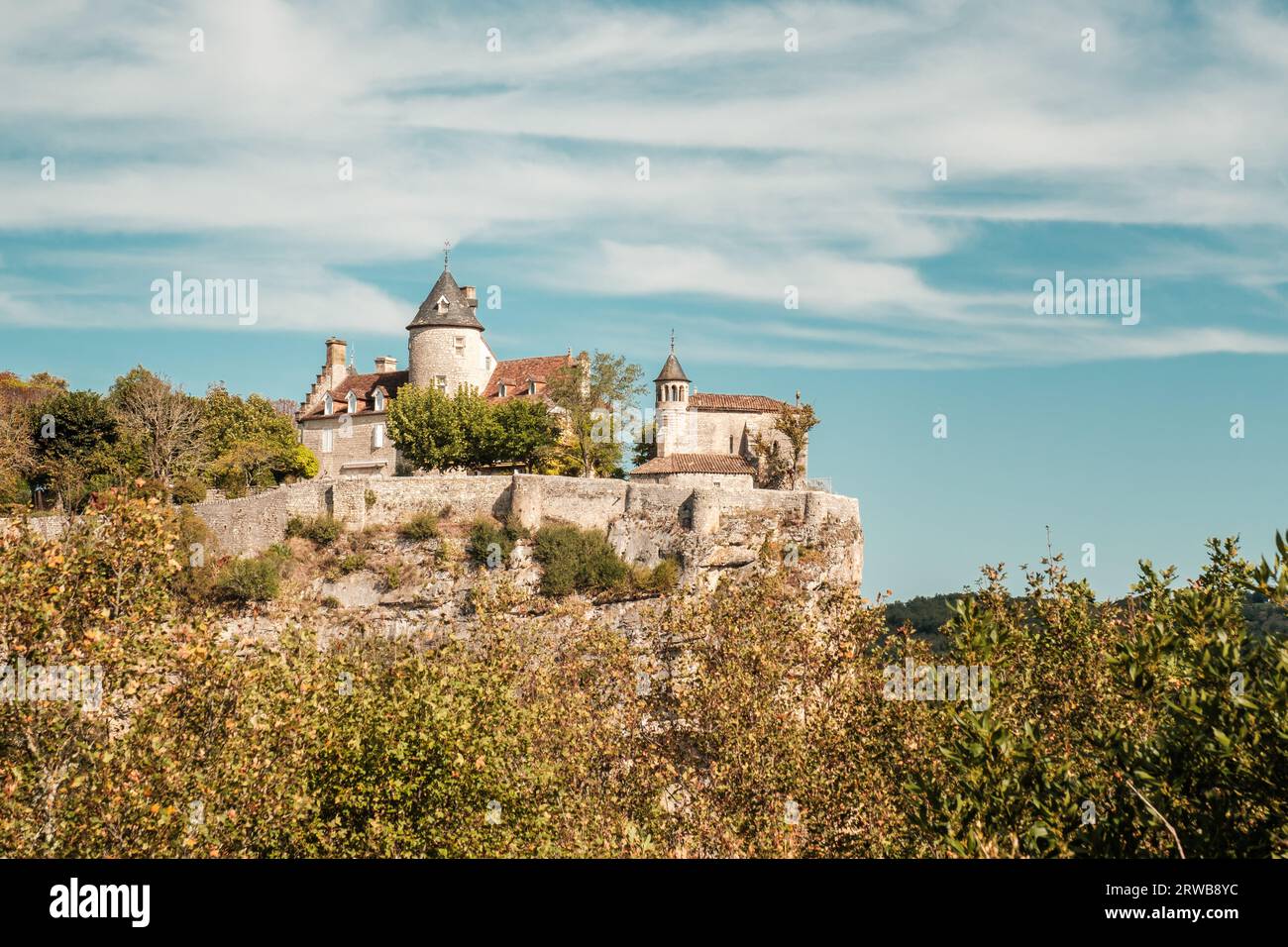 Belcastel, Lot, France - 16th September 2023: Dating back to the 10th ...