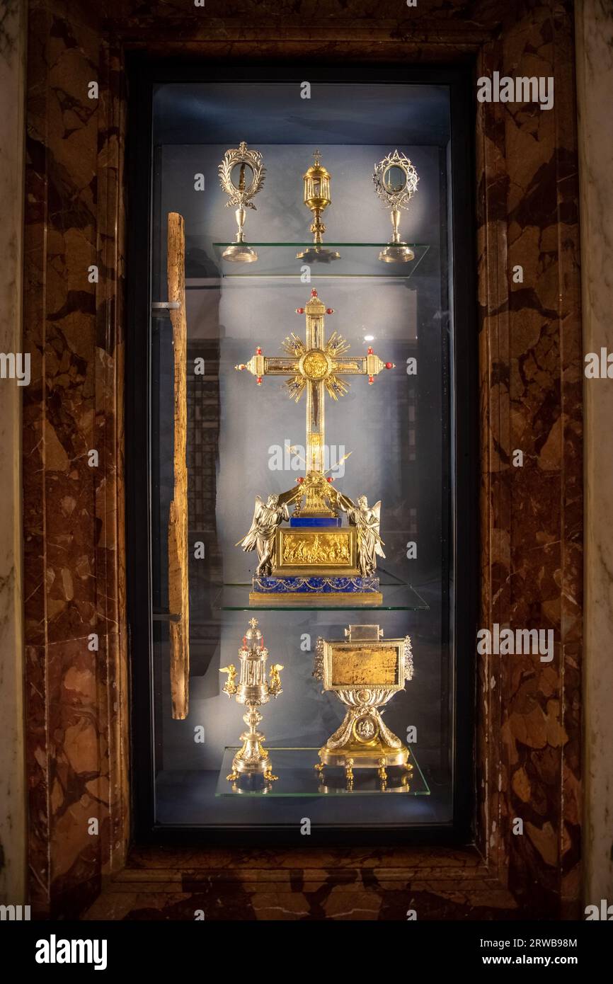 November 17, 2022 in Rome, Italy: Holy Relics In The Basilica Of The ...