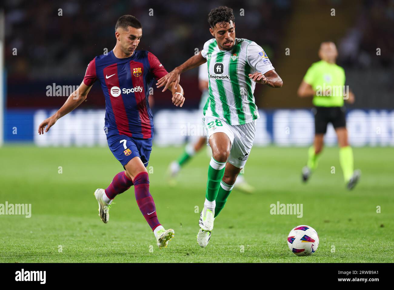 Barcelona, Spain. 16th Sep, 2023. Chadi Riad of Real Betis in action ...