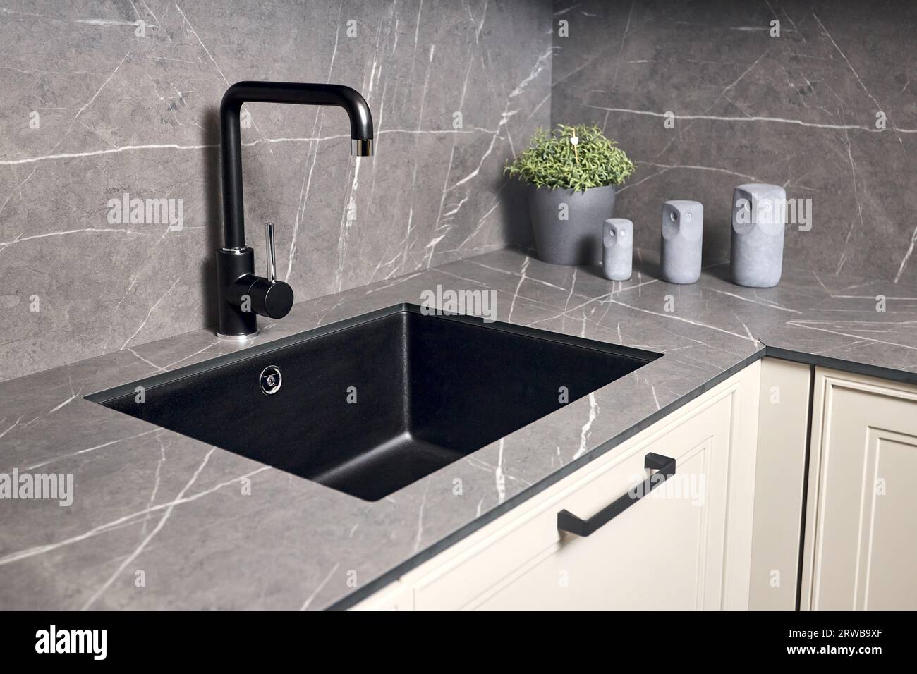 Single handle water kitchen faucet built in compact high pressure ...