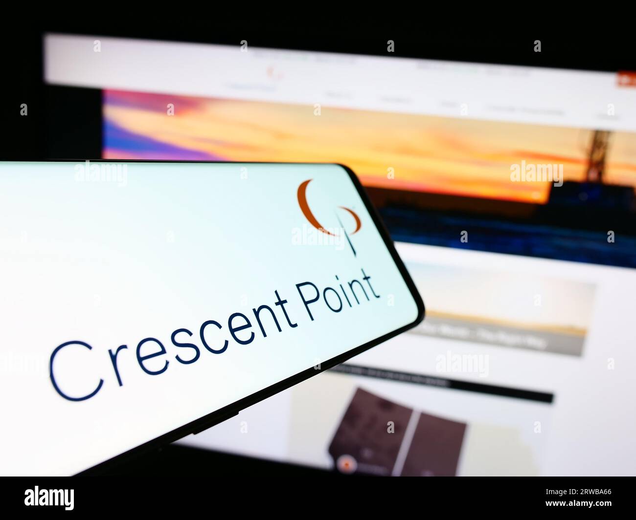 Crescent point logo hi-res stock photography and images - Alamy