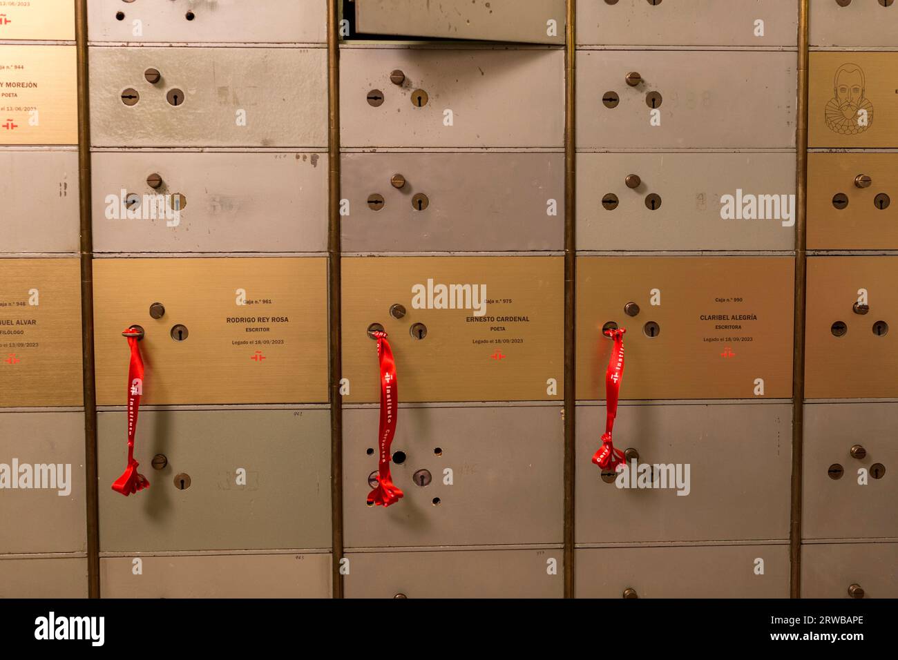Madrid, Madrid, Spain. 18th Sep, 2023. Safe boxes that keep the ...