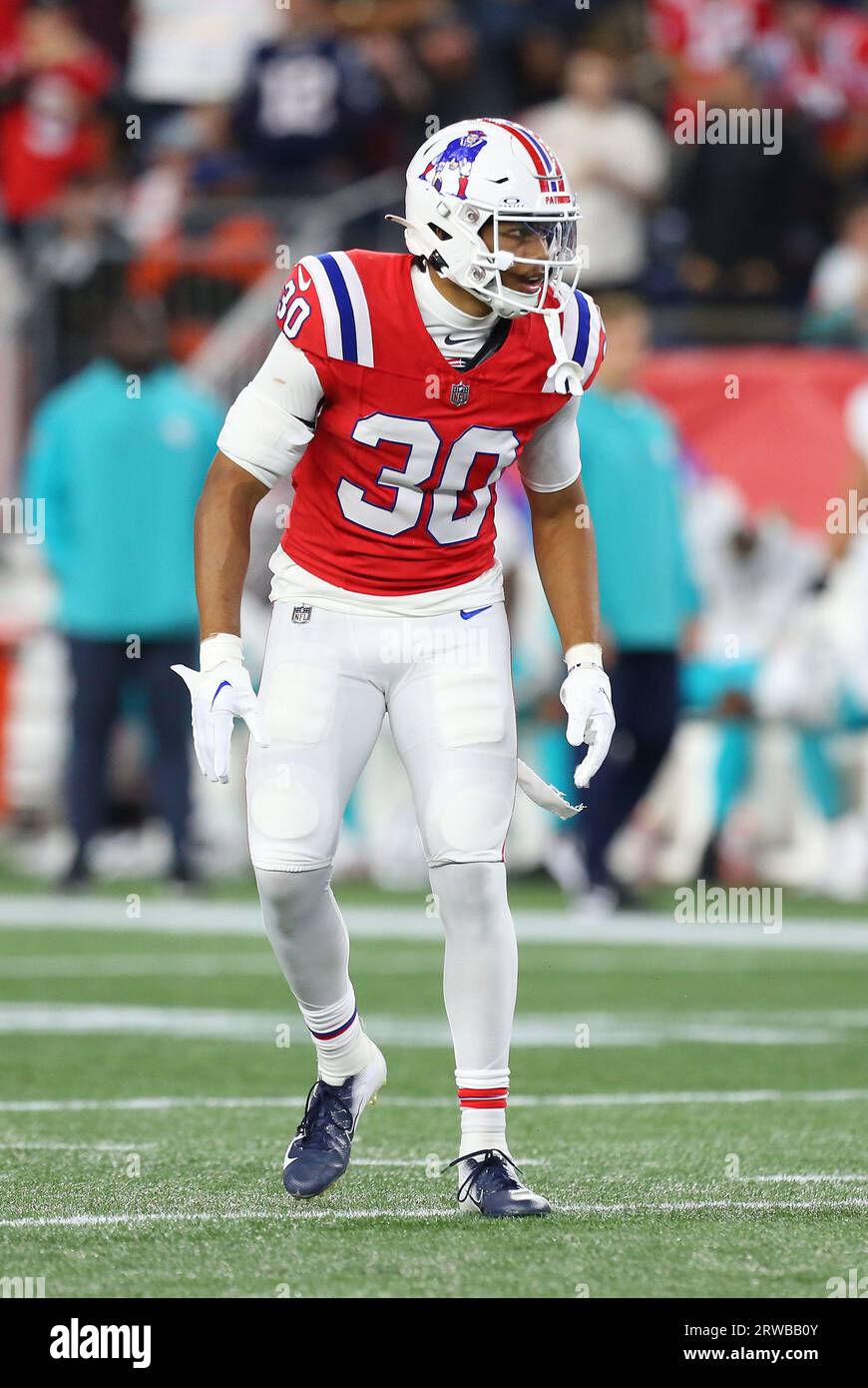 Foxborough, MA, USA. 17th Sep, 2023. MA, USA; New England Patriots ...