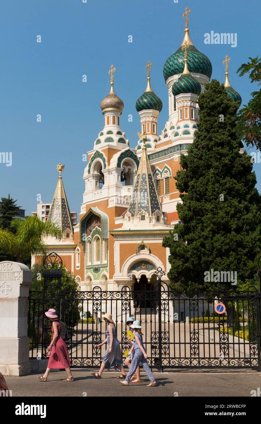 Cathedral of saint nicholas de nice hi-res stock photography and images ...
