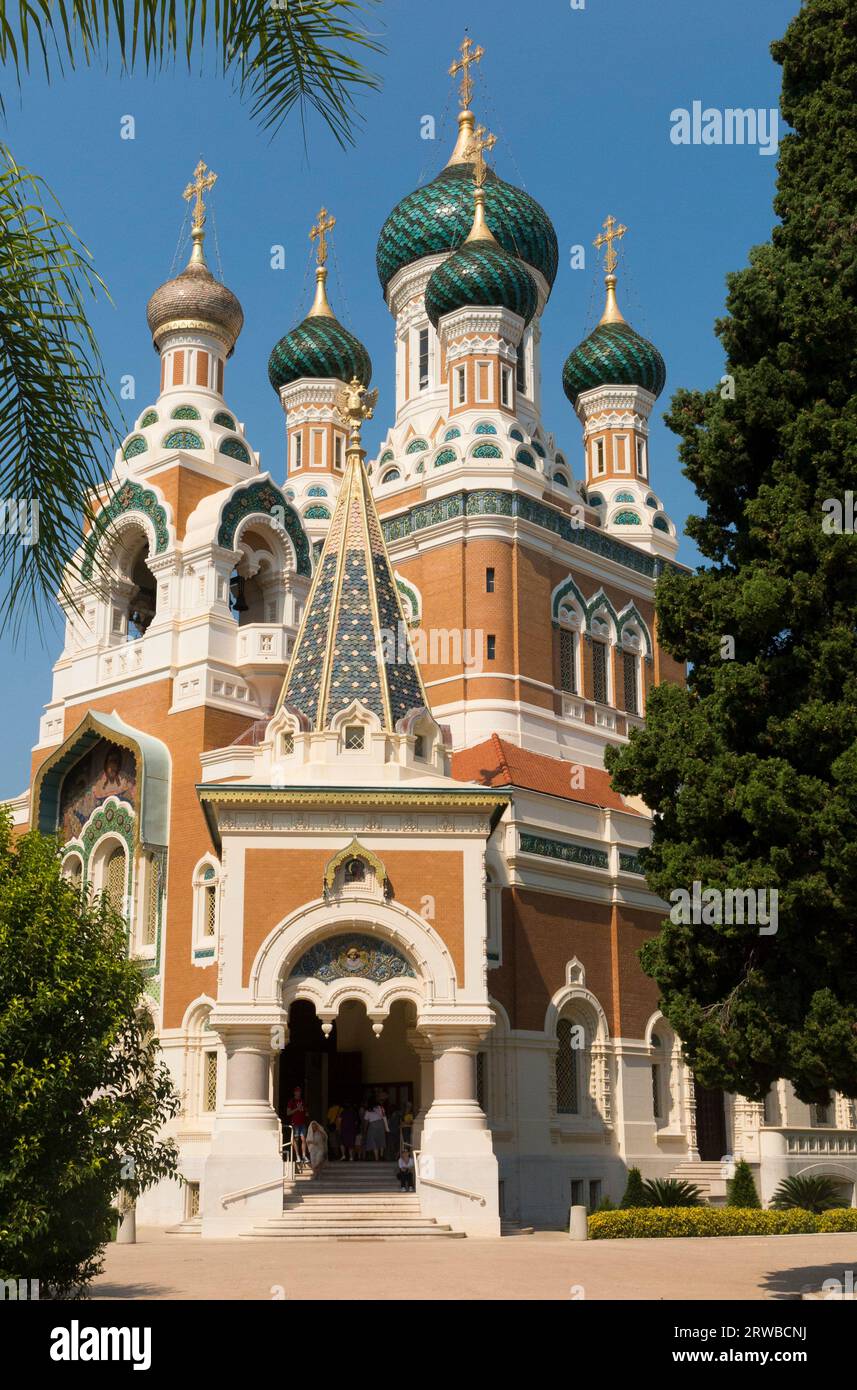Cathedral of saint nicholas de nice hi-res stock photography and images ...