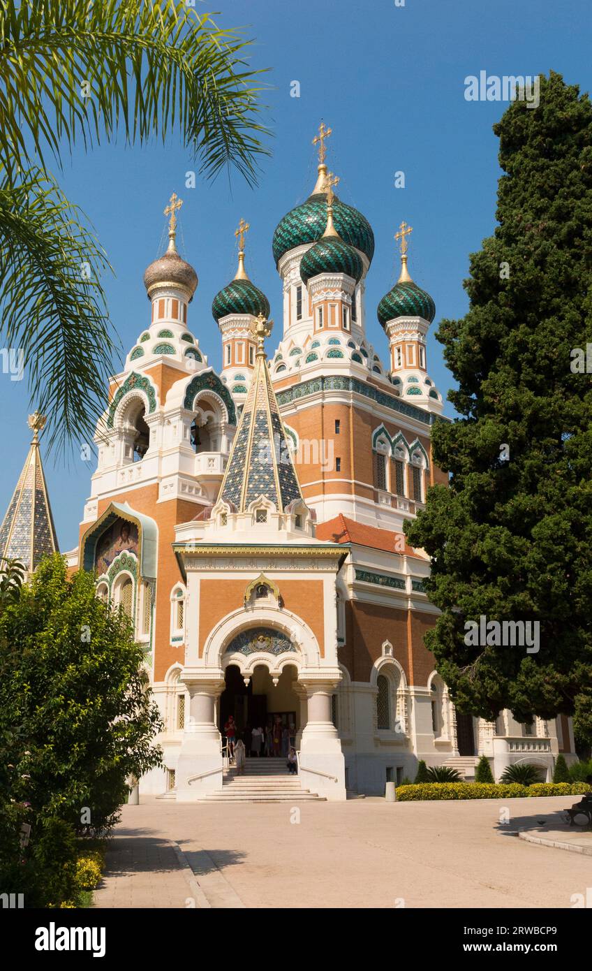 Cathedral of saint nicholas de nice hi-res stock photography and images ...