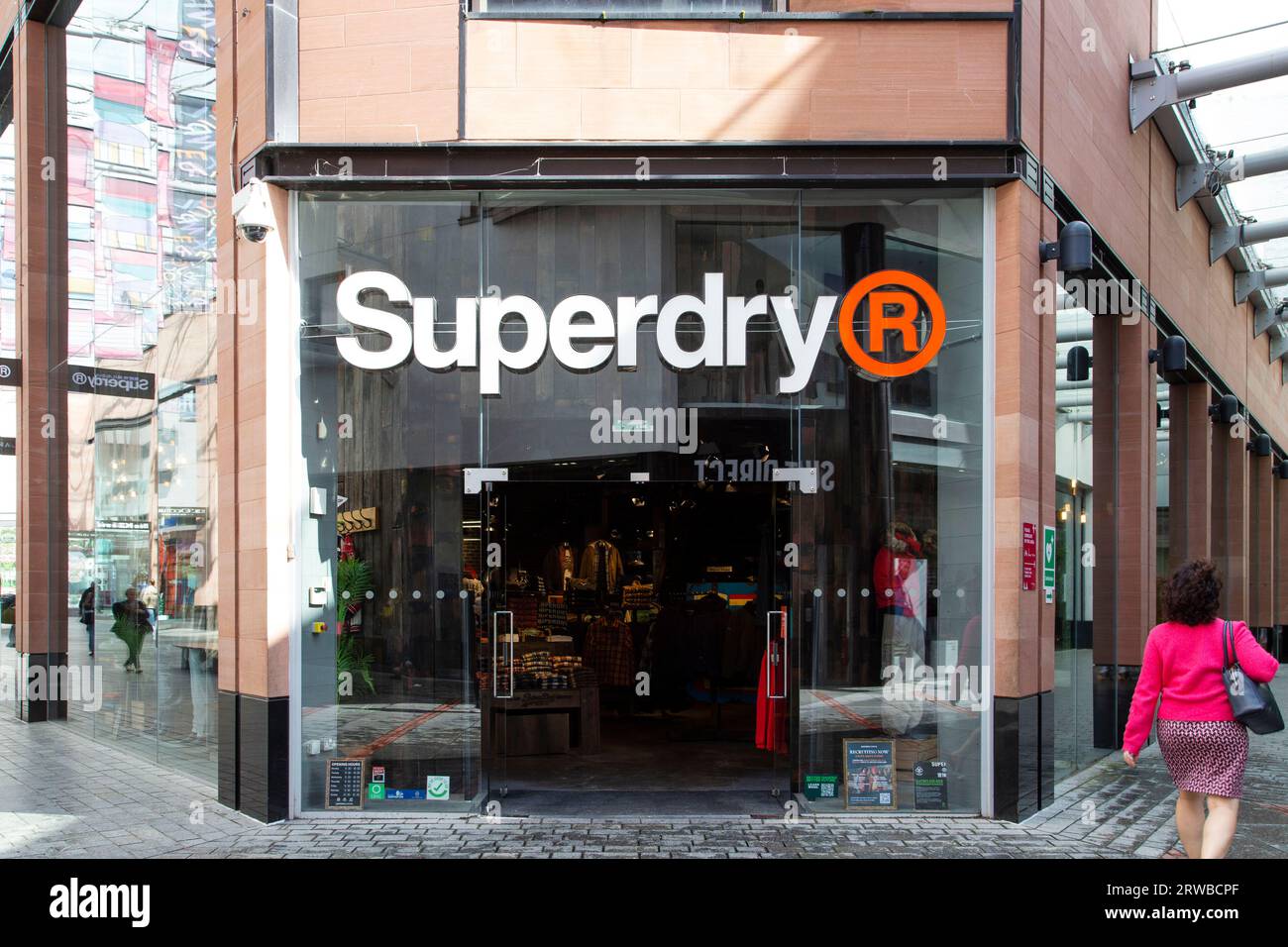 Superdry front of shop in Princesshay shopping precinct in Exeter Stock ...